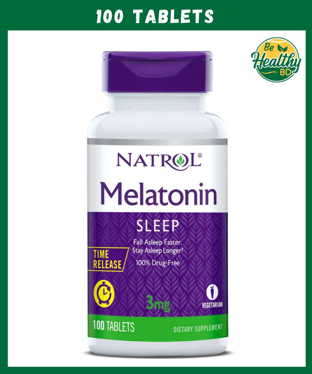 Natrol Melatonin Time Release (3 mg) - 100 tablets - BeHealthyBD